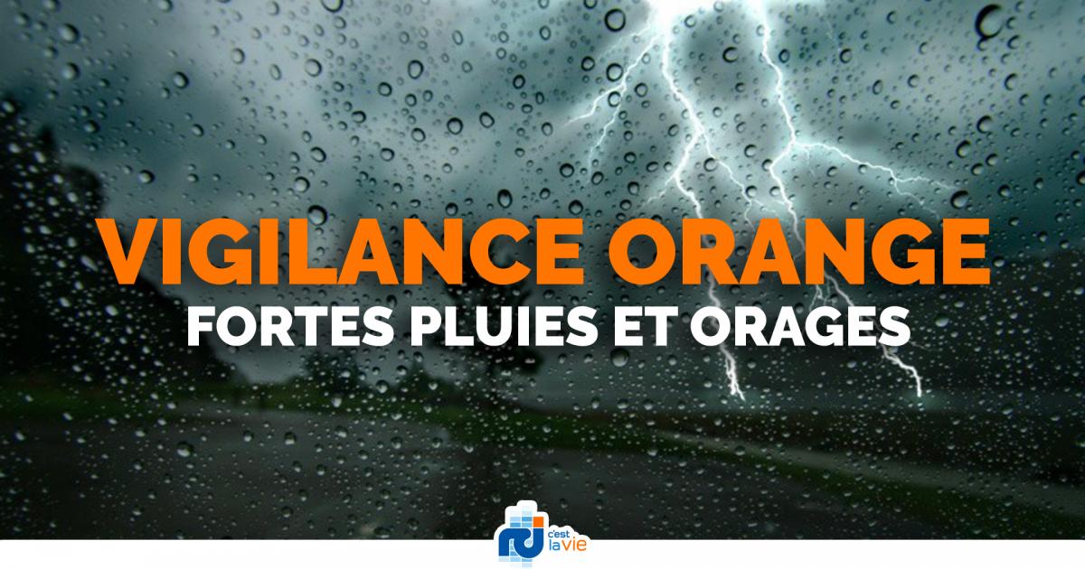 Vigilance Orange Pour Fortes Pluies Et Orages